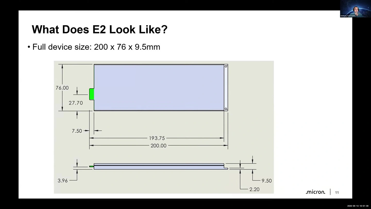 최대 1PB 용량까지 가능한 차세대 EDSFF E2 SSD 폼팩터 개발 중 - 테크 소식