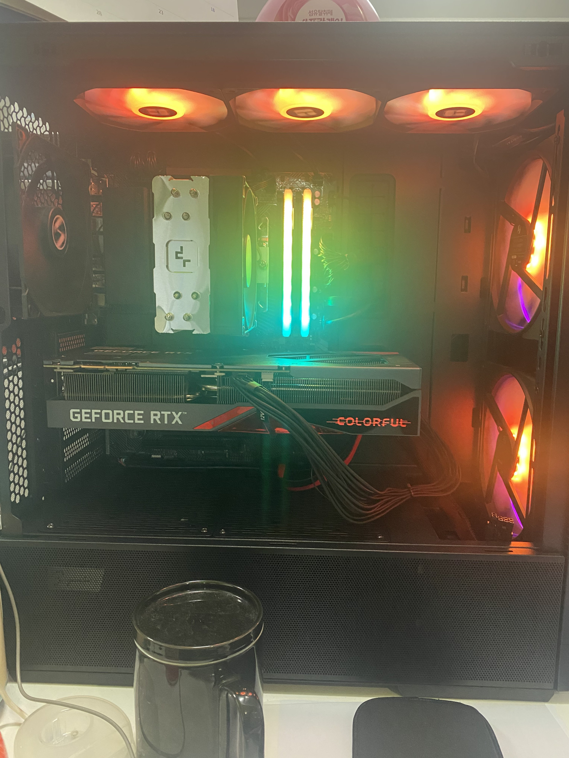 3090ti 빼고 3070으로 다운그레이드 했습니다. - 그래픽카드