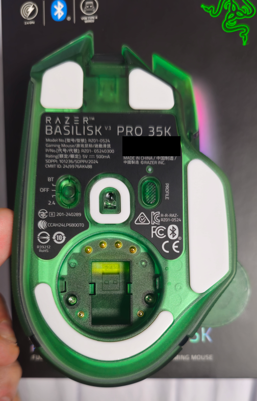 Razer Basilisk V3 Pro 35K Phantom Green Edition 언박싱 및 후기 - 키보드 / 마우스