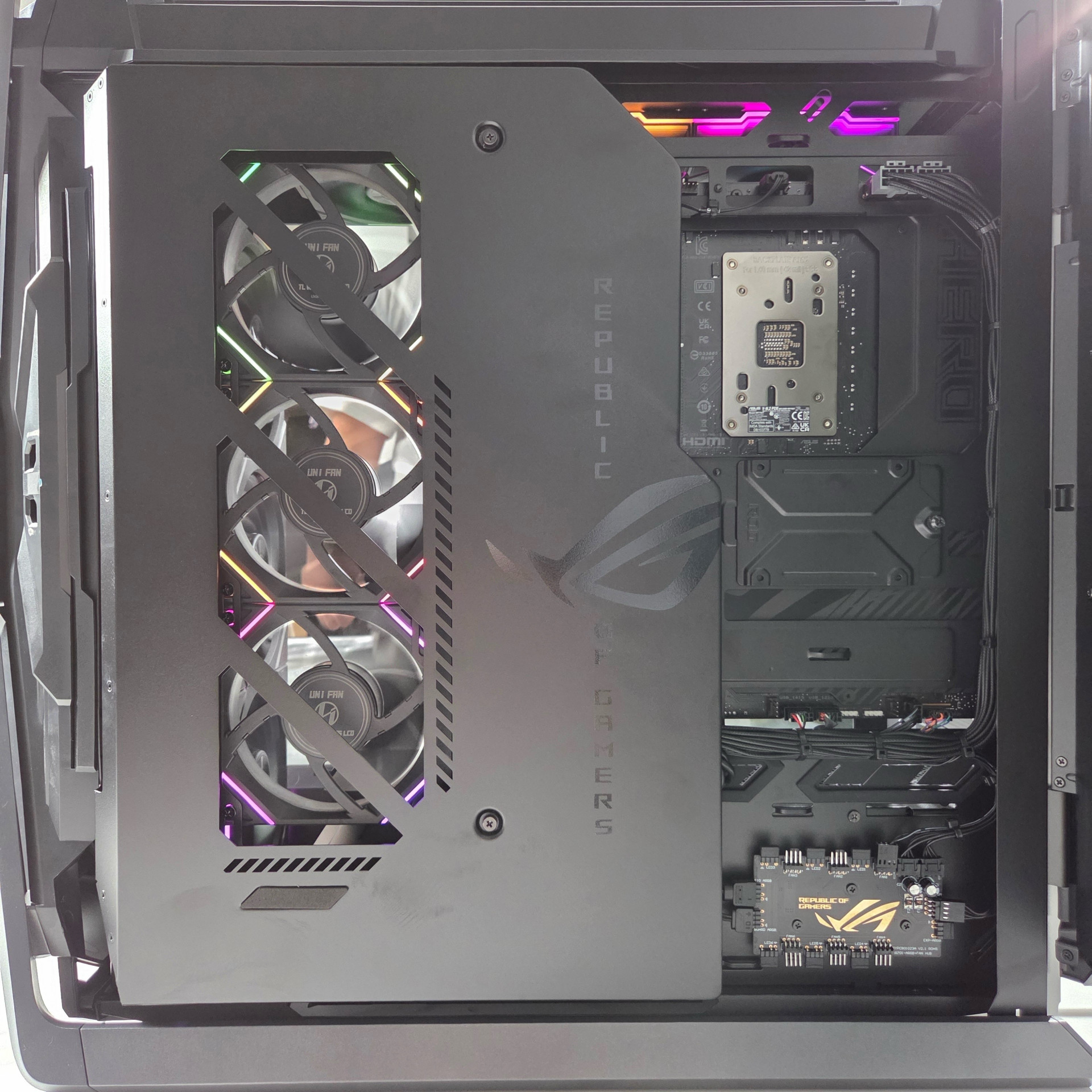 ASUS ROG Full BTF PC Desk Setup - 데스크테리어