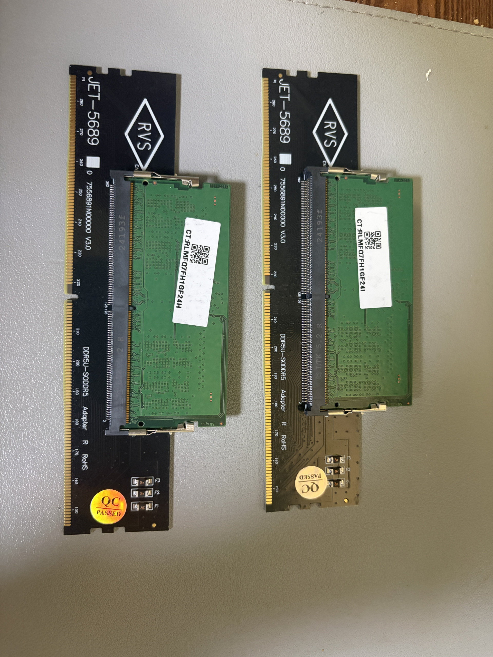 하닉 8x2 4800 sodimm to dimm 했습니다. - CPU / 메인보드 / 램